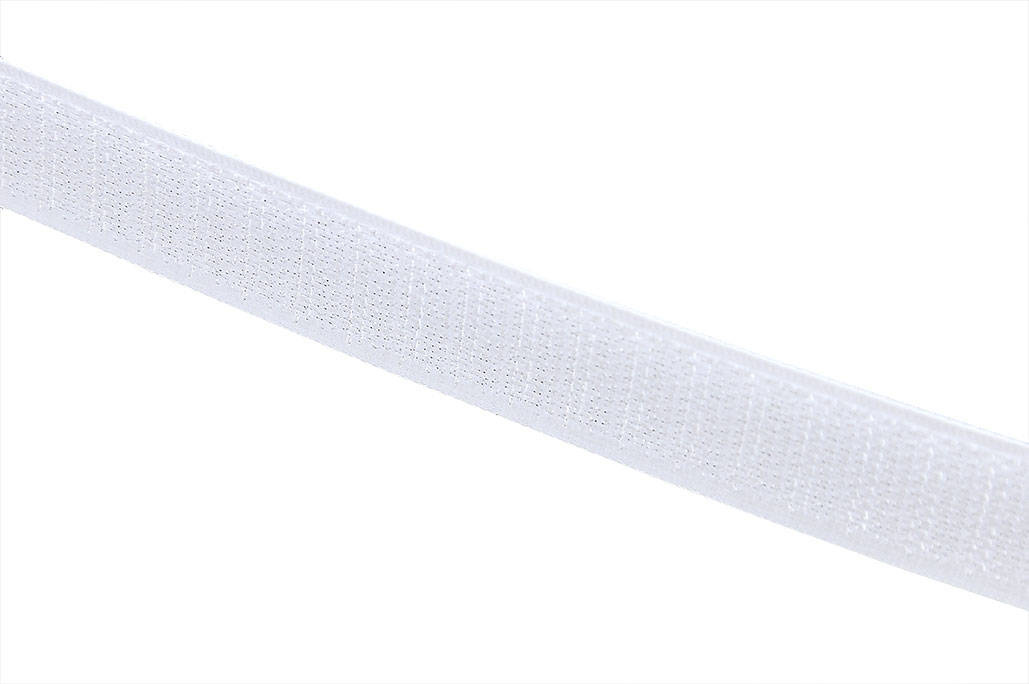 Biała taśma rzepowa bez kleju haczyk o szer. 20 mm | firanystyle.pl